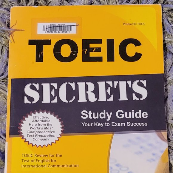 Other | Toeic Secrets Study Guide Toeic Exam Review For The Test Of ...